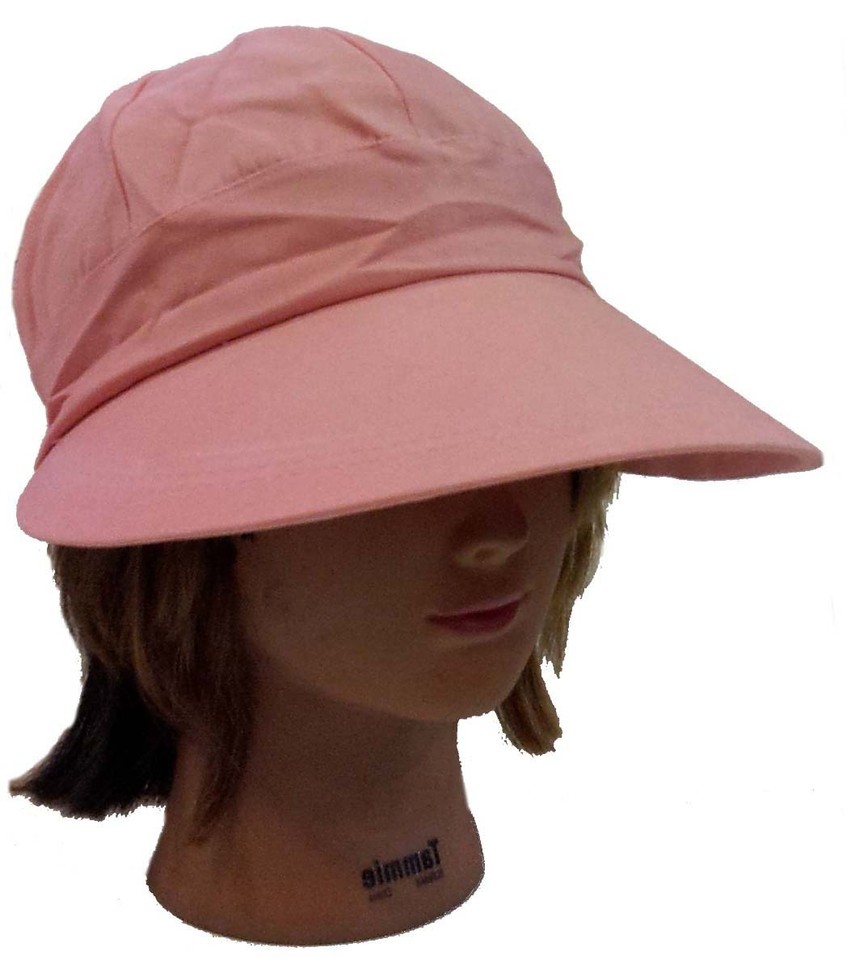 Ladies Women Fashion Large Visor Wide Brim Sun UV Protect 100% Cotton ...