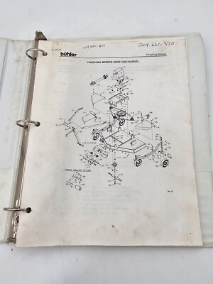 Buhler finishing mower side discharge parts list FREE SHIPPING | eBay