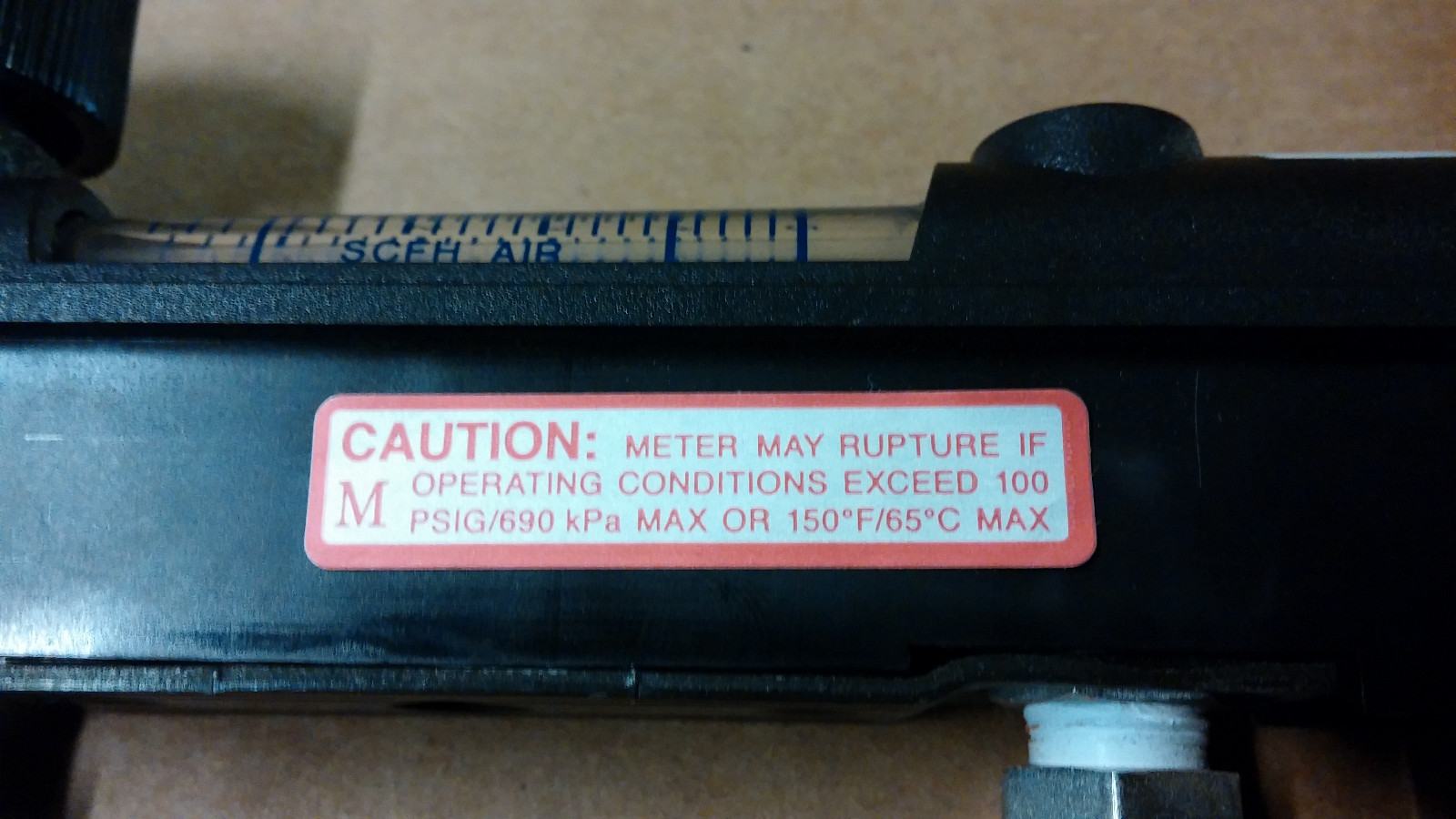 KI KEY INSTRUMENTS 1-5 SCFH AIR Flow Meter | eBay