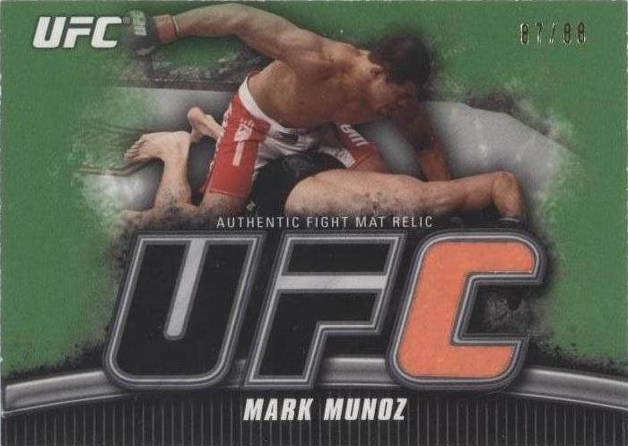 2010 Topps UFC Knockout - Fight Mat Relic Mark Munoz #FM-MM Green /88 ...