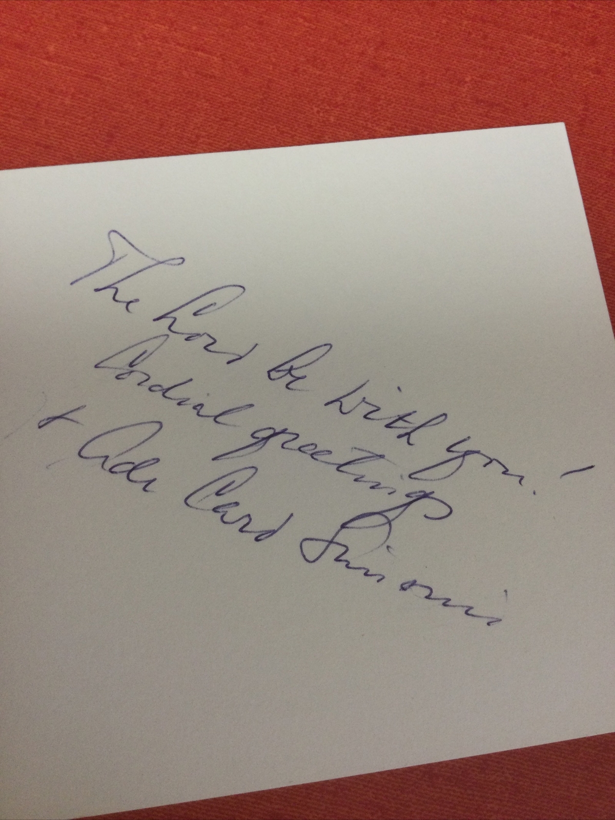 Dutch Catholic Cardinal Adrianus J. Simonis SIGNED Autograph Photo ...