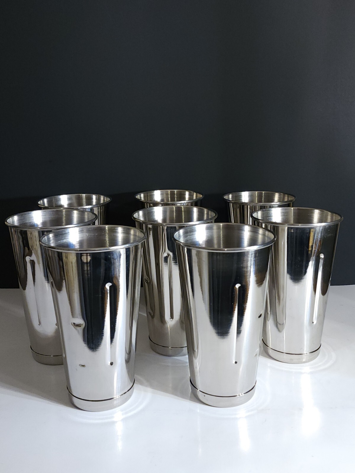 Crestware Stainless Steel Tall Milkshake Mixer Cup | eBay