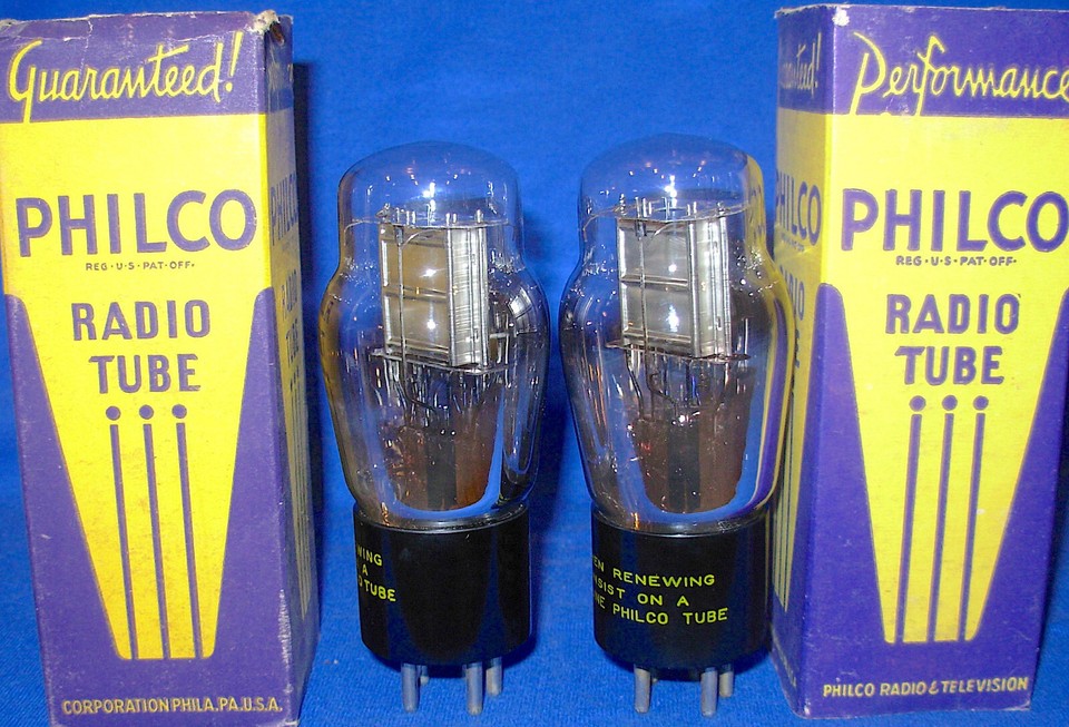 NOS / NIB Matched Pair Philco Type 49 Vacuum Tubes | eBay