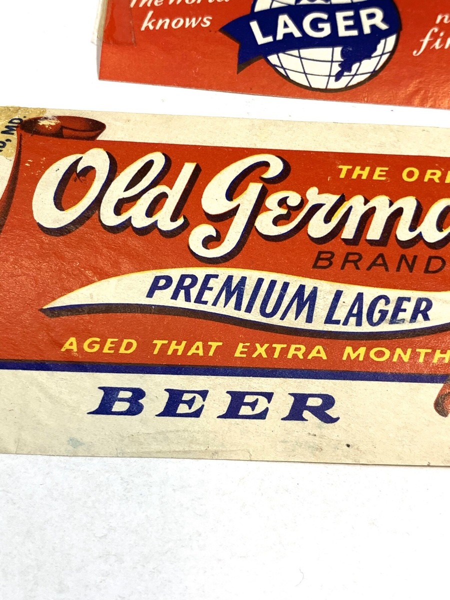 Old German Lager Beer Label Ebay