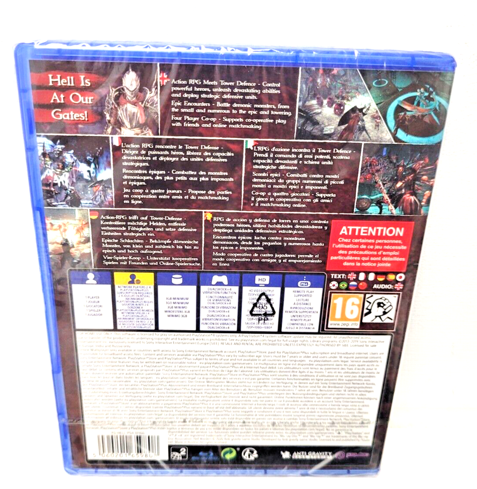 Hell Warders Playstation 4 PS4 NEW & SEALED (PS5 Compatible Game) | eBay