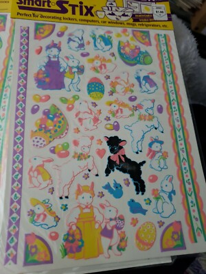 VINTAGE Smart Stix Vinyl Decals for Windows, Doors, Mirrors Reuse ...