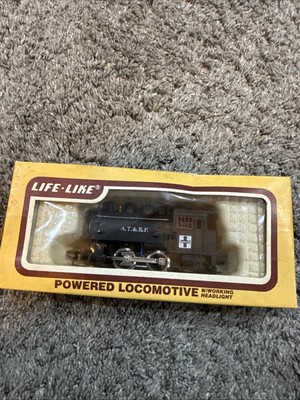 Vintage Life-Like HO Scale DOCKSIDE Santa Fe LOCOMOTIVE #8302 HO TRAIN ...