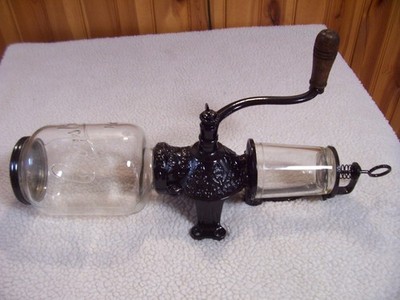 Arcade Crystal # 3 Wall Mount Coffee Grinder-Catch cup not original ...