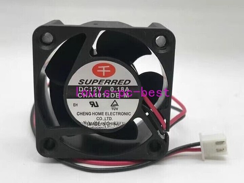 1 pcs SUPERRED Fan CHA4012DB-M fan DC12V 0.18A 4020 40*20mm 2 wire | eBay
