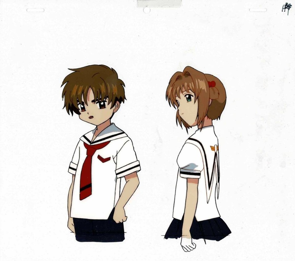 Cardcaptor Sakura Cel Original Drawing Background Art Sakura Syaoran Li CLAMP | eBay