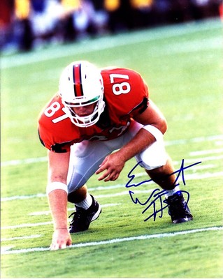 ERIC WINSTON MIAMI HURRICANES SIGNED AUTOGRAPH 8X10 FOOTBALL PHOTO ...