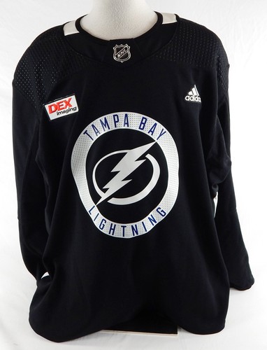 2023 Tampa Bay Lightning Devante Stephens #29 Game Used Black Practice ...