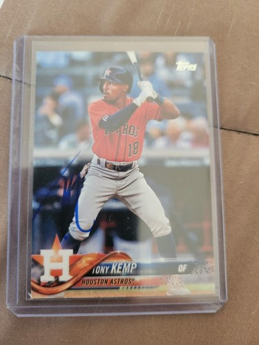 2018 Tony Kemp Auto On Card Mint Astros Us246 | eBay