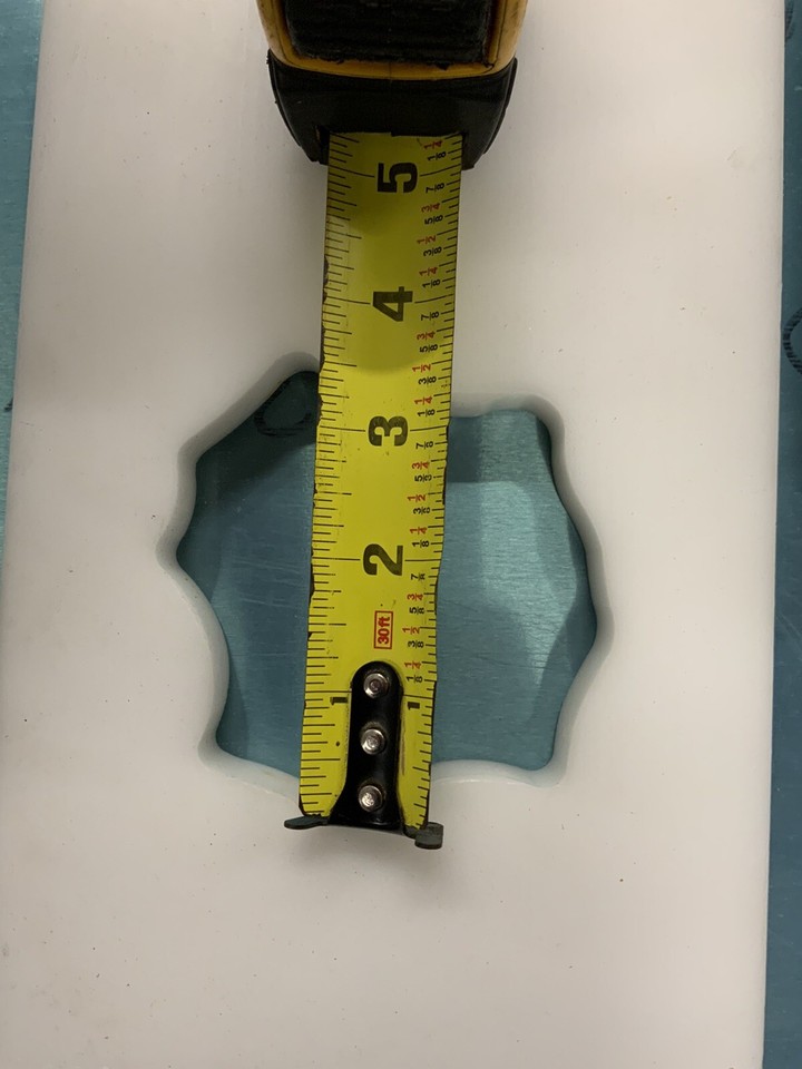 Lot three 3 used Hollymatic die plate for model Super 54 patty machine ...