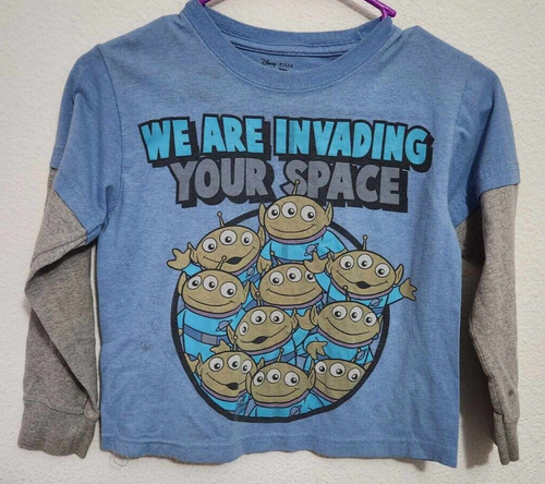 Toy Story Aliens Invading Your Space Boys Long-Sleeve Size Small | eBay