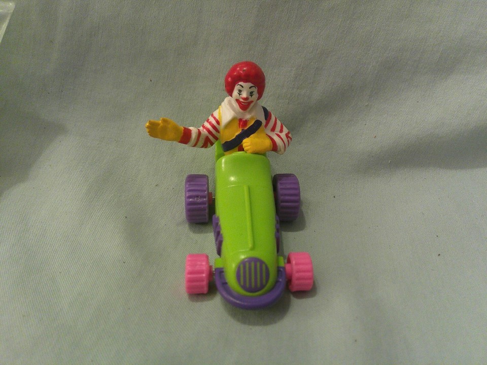 McDonald's Rev Up Racers Car Happy Meal Toy Ronald McDonald w/Bag-Not ...