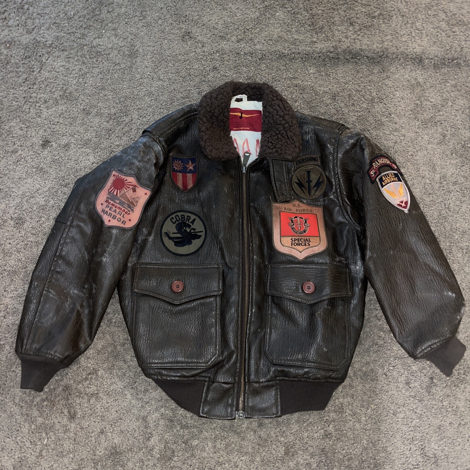 Authentic World War II Airforce Jacket, One of a Kind Museum Level ...