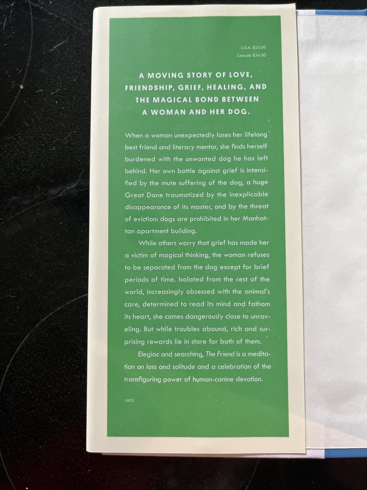 The Friend (National Book Award Winner) : A Novel by Sigrid Nunez (2018 ...