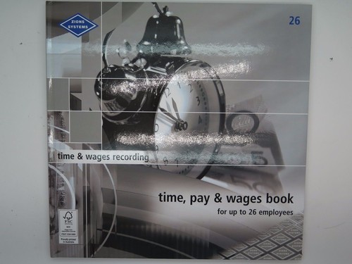 Zions Time Pay Wages Book Up to 26 Employees 290 x 290mm #26 ...