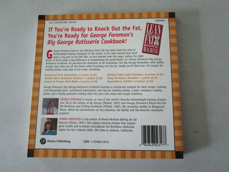 George Foreman Big George Rotisserie Cookbook | eBay