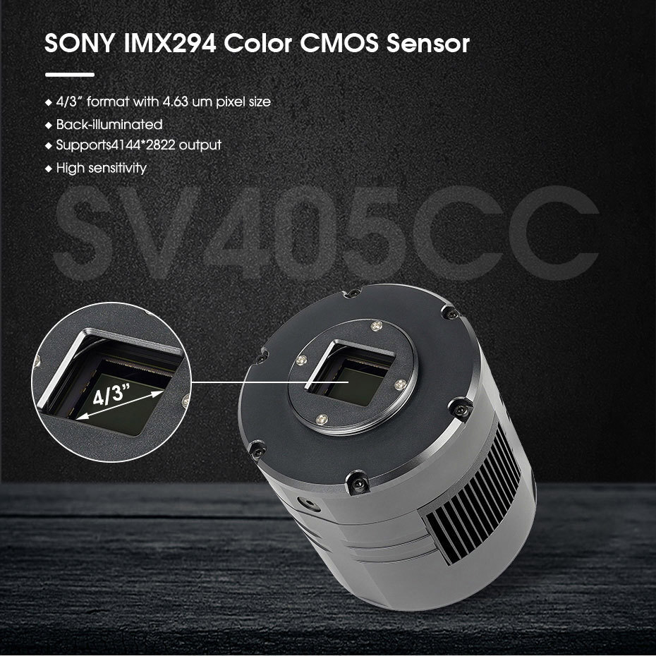 SVBONY SV405CC TEC 11.7MP Cooled Color OSC Camera ft Deep Space ...