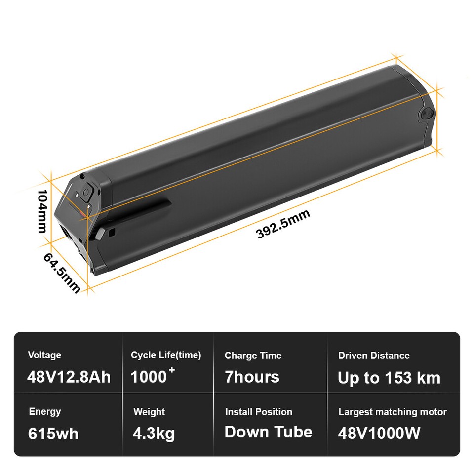 48V 12.8Ah 16Ah Ebike Replacement Battery for Aventon Pace 500 Electric Bike | eBay