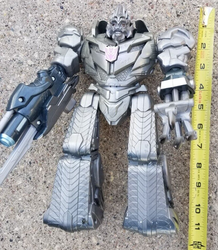 Transformers Talking / Light Up Megatron Robot Figure Gray 2009 Hasbro ...