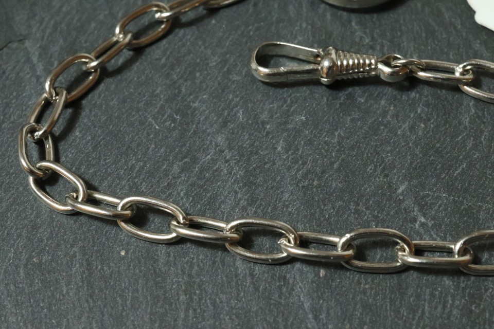 Old Silver Pocket Watch Chain Watch Chain Chain Pocket Watch Silver No ...
