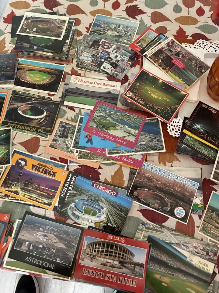 Huge Lot of 113 Different Stadium & Arena Postcards Great Collection ...