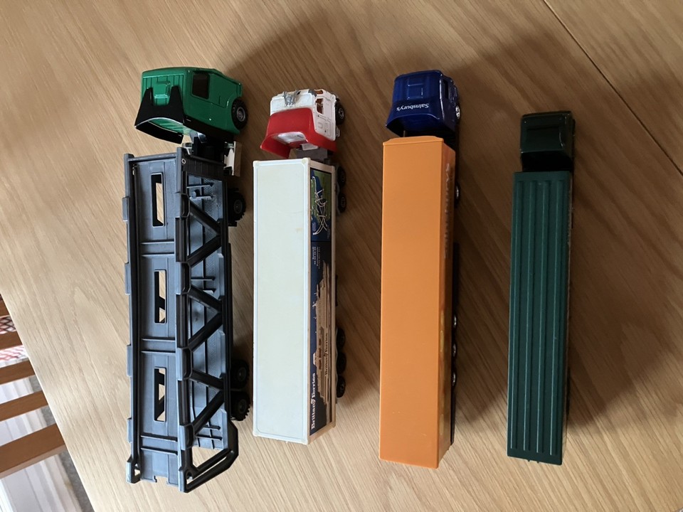 Set of 4 Articulated Lorries | eBay UK