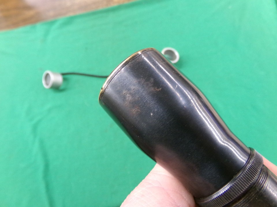WEAVER K4 1" STEEL TUBE RIFLE SCOPE GERMAN POST RETICLE BLUED 4 POWER ...