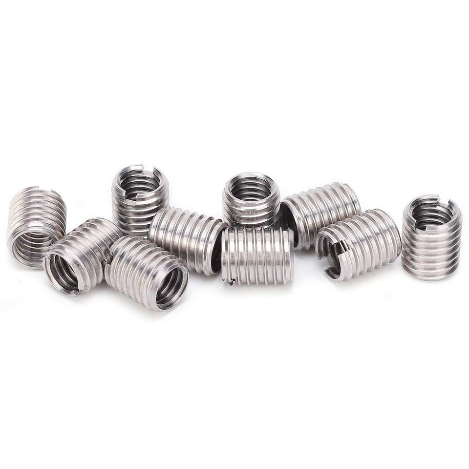 10Pcs Threaded Insert M8 X 1.25 Female and M10 X 1.5 Male Stainless ...