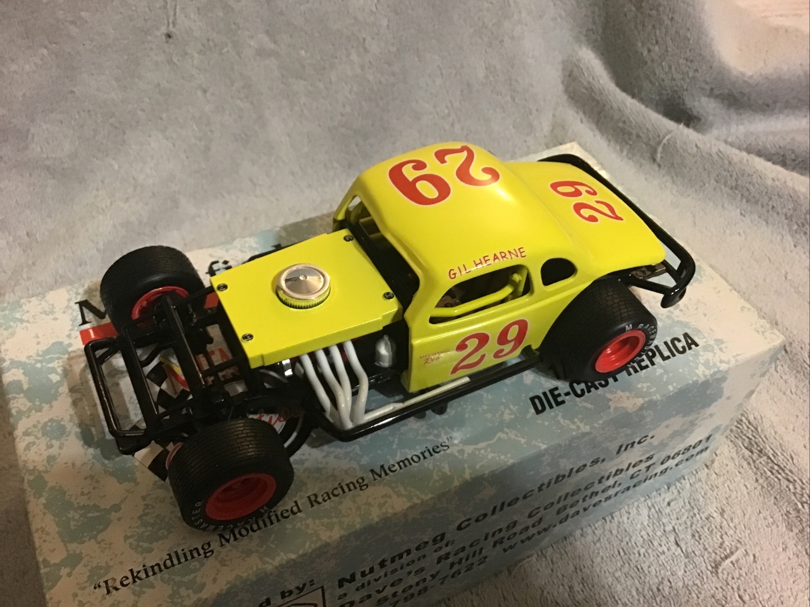 RARE 2007 Ertl Nutmeg GIL HEARNE #29 MODIFIED COUPE 1/25 Diecast #/756 ...