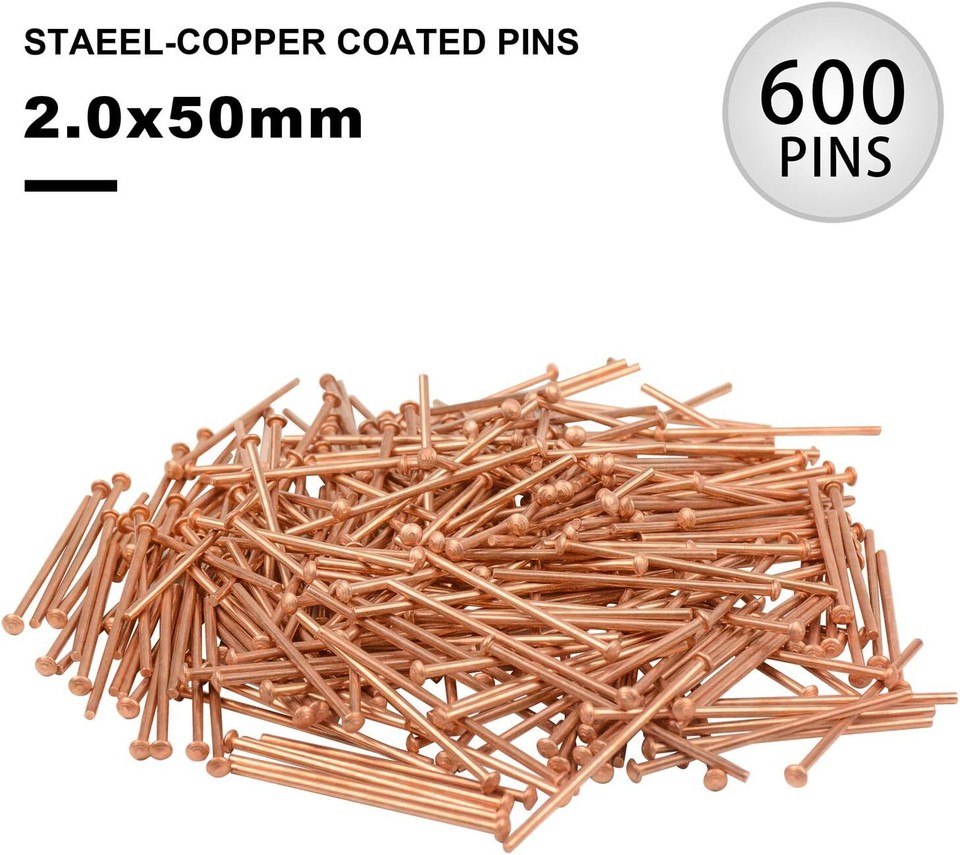 600PCS Stud Welding Pins 2.0mm Car Dent Puller Stud Welder Pins Tips ...