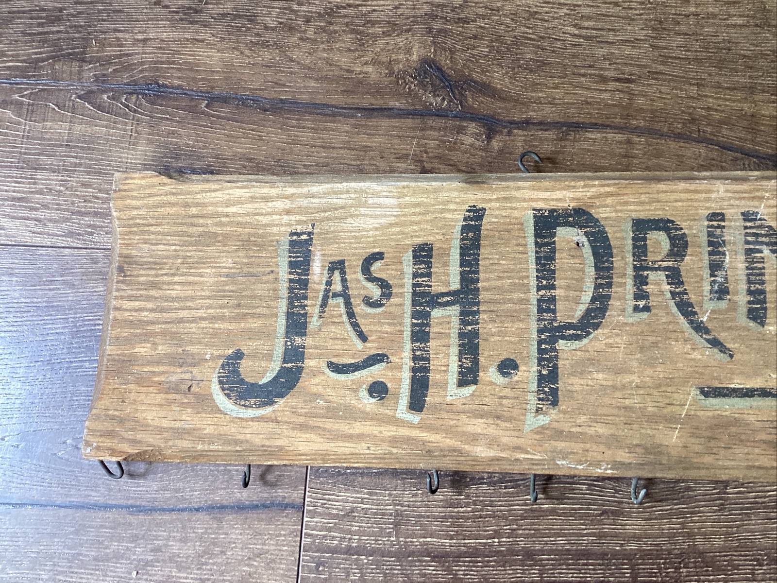 1890s Wood Painted Trade Sign Jas. H. Prince Paint Co Boston MA Mass ...