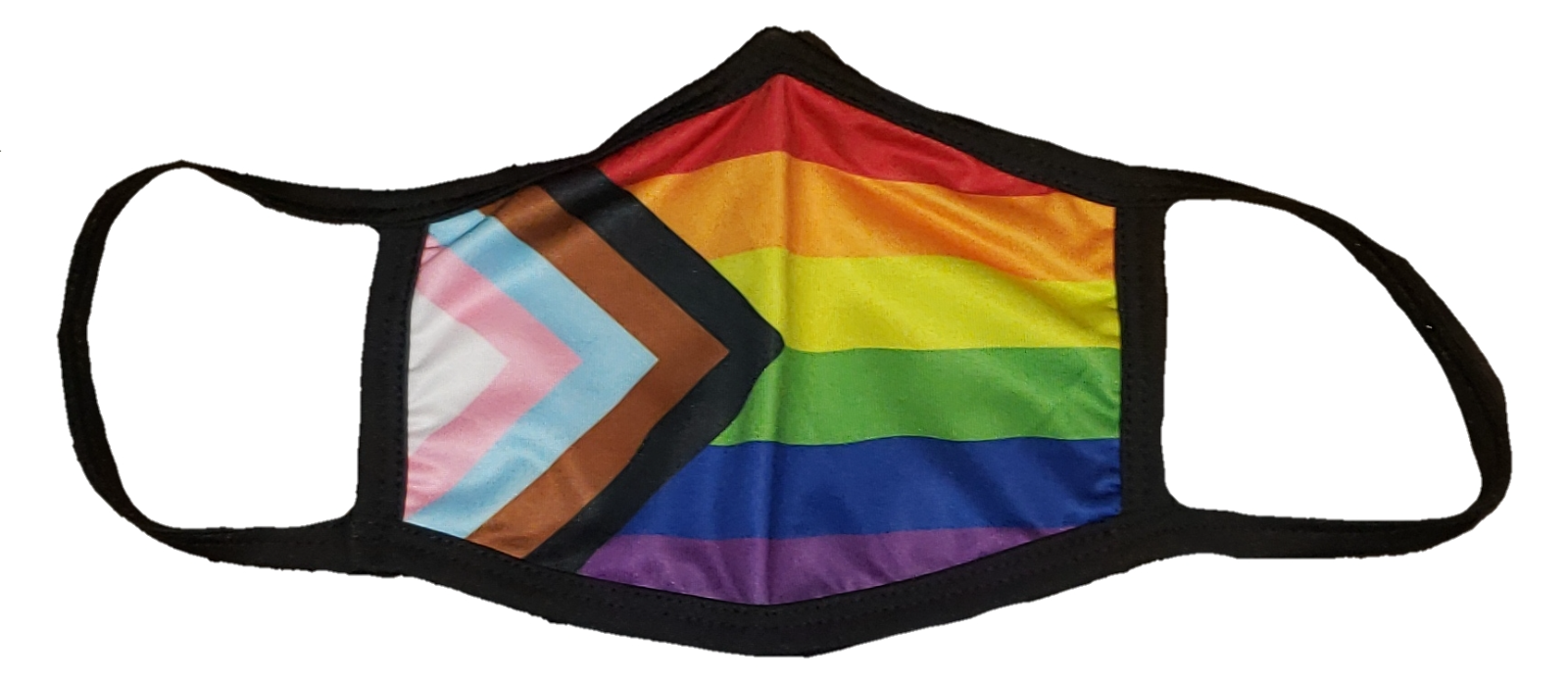 Gay Face Mask Progress Rainbow Trans Flag Pride LGBT LGBTQ Transgender ...