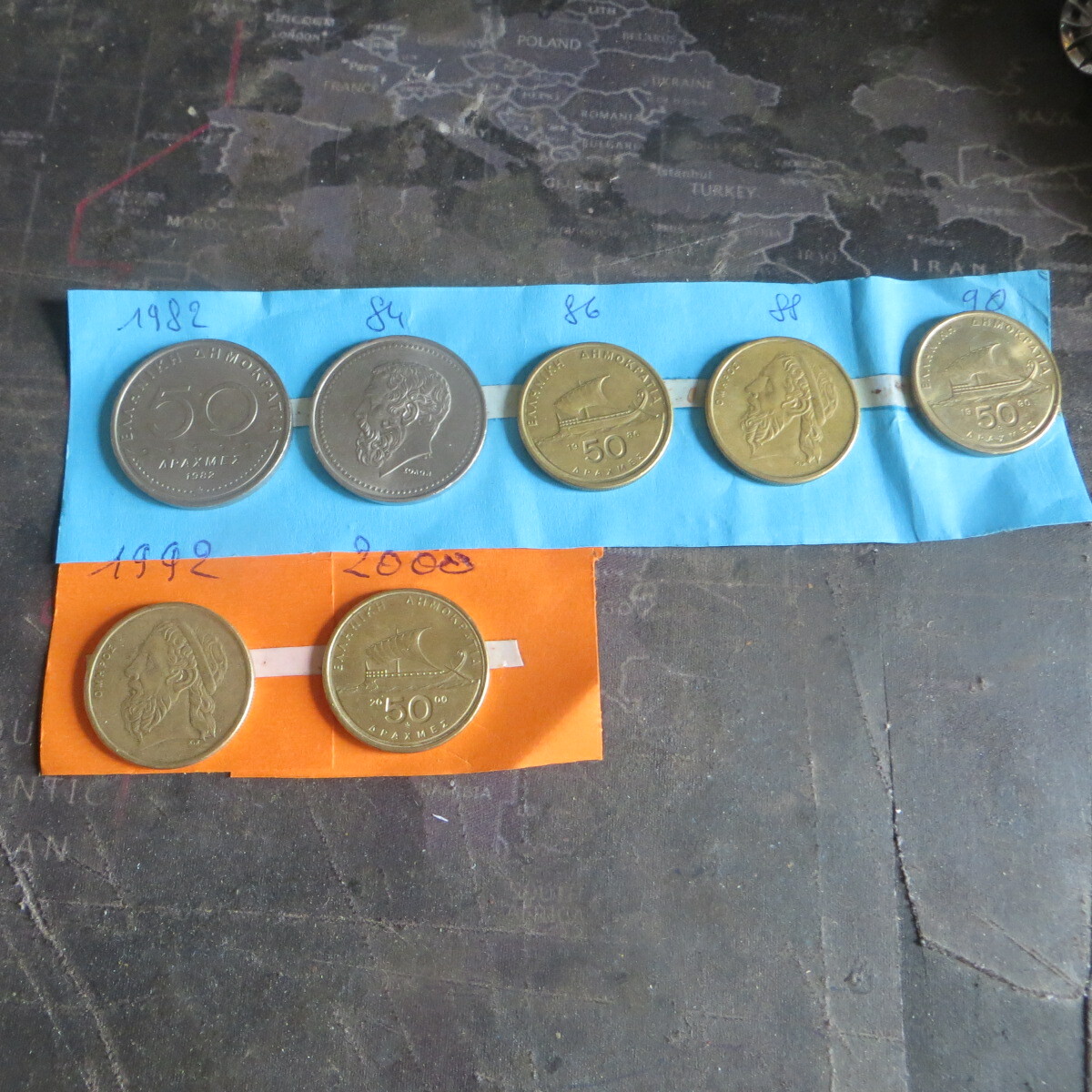 7 pièces de 50 Apaxmai 1982 à 2000 | eBay.de