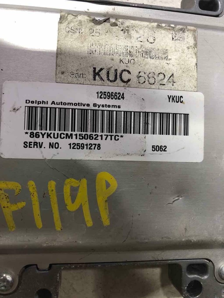2005 PONTIAC GRAND PRIX ENGINE CONTROL MODULE # 12591278, 12596624 | eBay