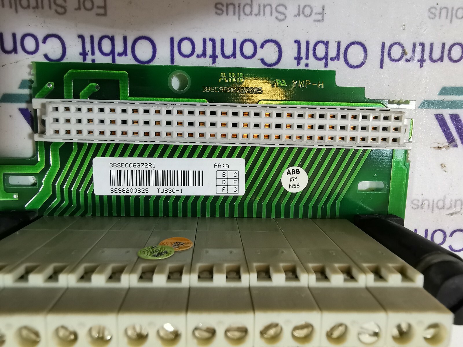 TU830-1 ABB 38SC980002R265 pcb board 3BSE006372R1 | eBay