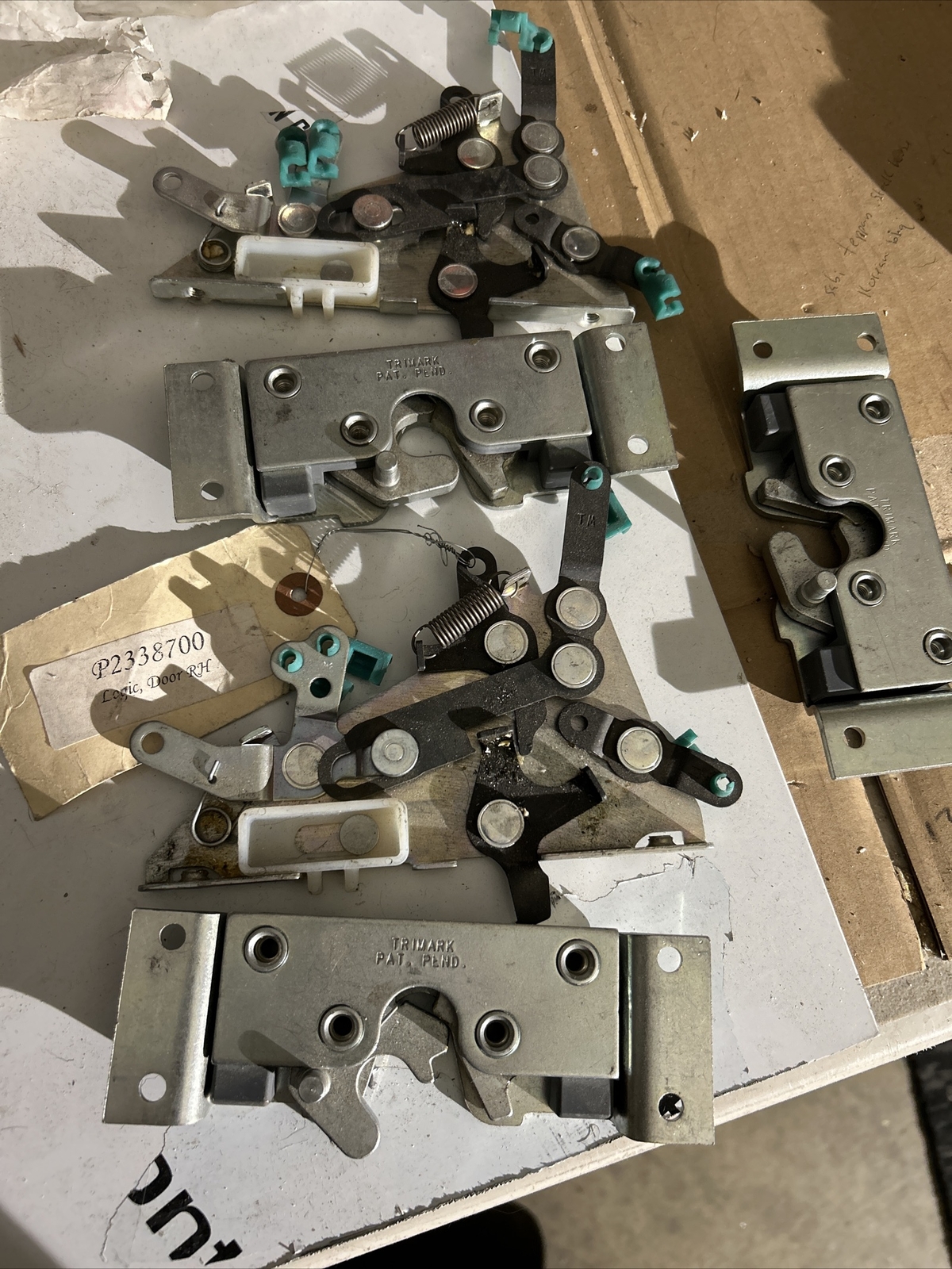 Trimark 050-0810 Single Rotor Latch Logic FMVSS 206 Standards for sale ...