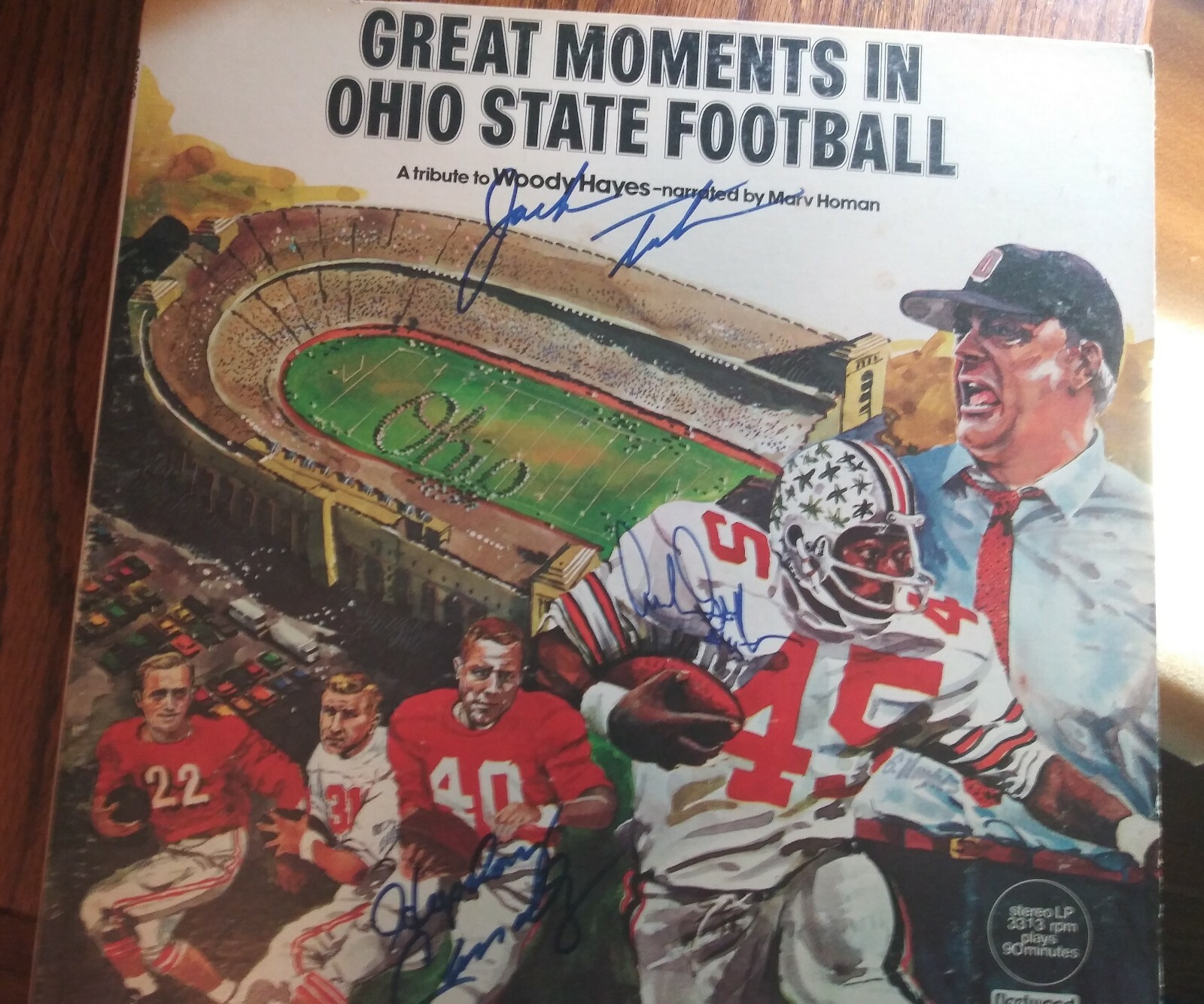 Archie Griffin Howard Hopalong Cassady Jack Tatum Signed OSU ALBUM ...
