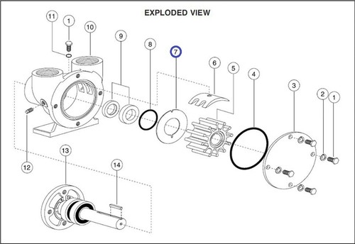 Jabsco Wear Plate 4156-0000 | eBay