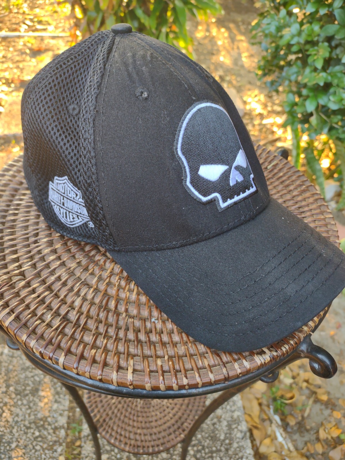 Harley-Davidson Willie G Skull Baseball Cap Stretch F… - Gem