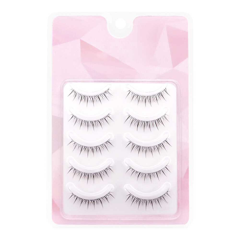 10pairs/2boxes Natural LookCut Beginner False Eyelashes Set Eye Makeup ...