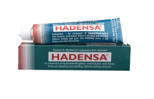 2 Pcs Hadensa Ointment Piles Anal Fissures Eczema Itching Pain 20gm ...