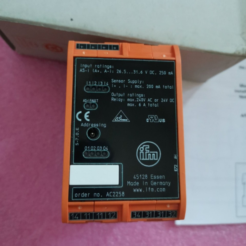 AC2258 New For IFM AS-i Sensor Controller Module In Box Free Shipping ...