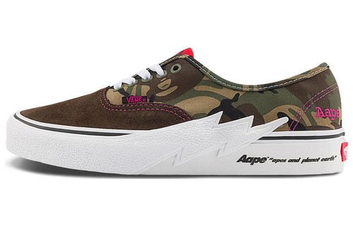 VANS AAPE x Authentic Bolt - Green Camo - VN000BWCCMA | eBay