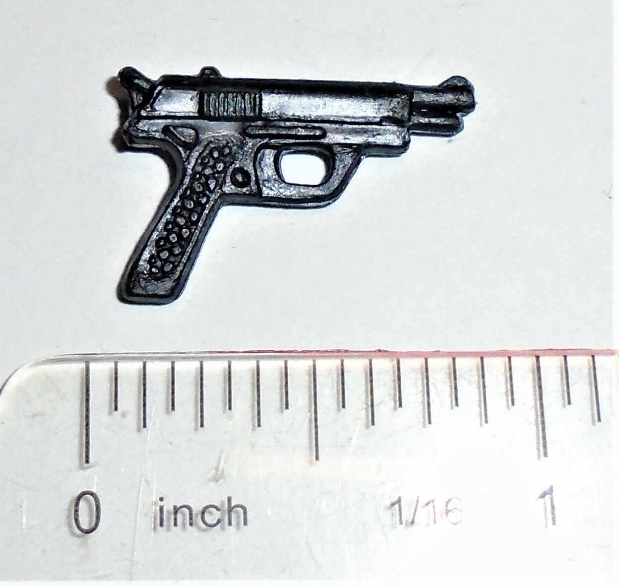 BIN B30 G I JOE Accessory Black 9mm Pistol Hand Gun (Various Figures ...