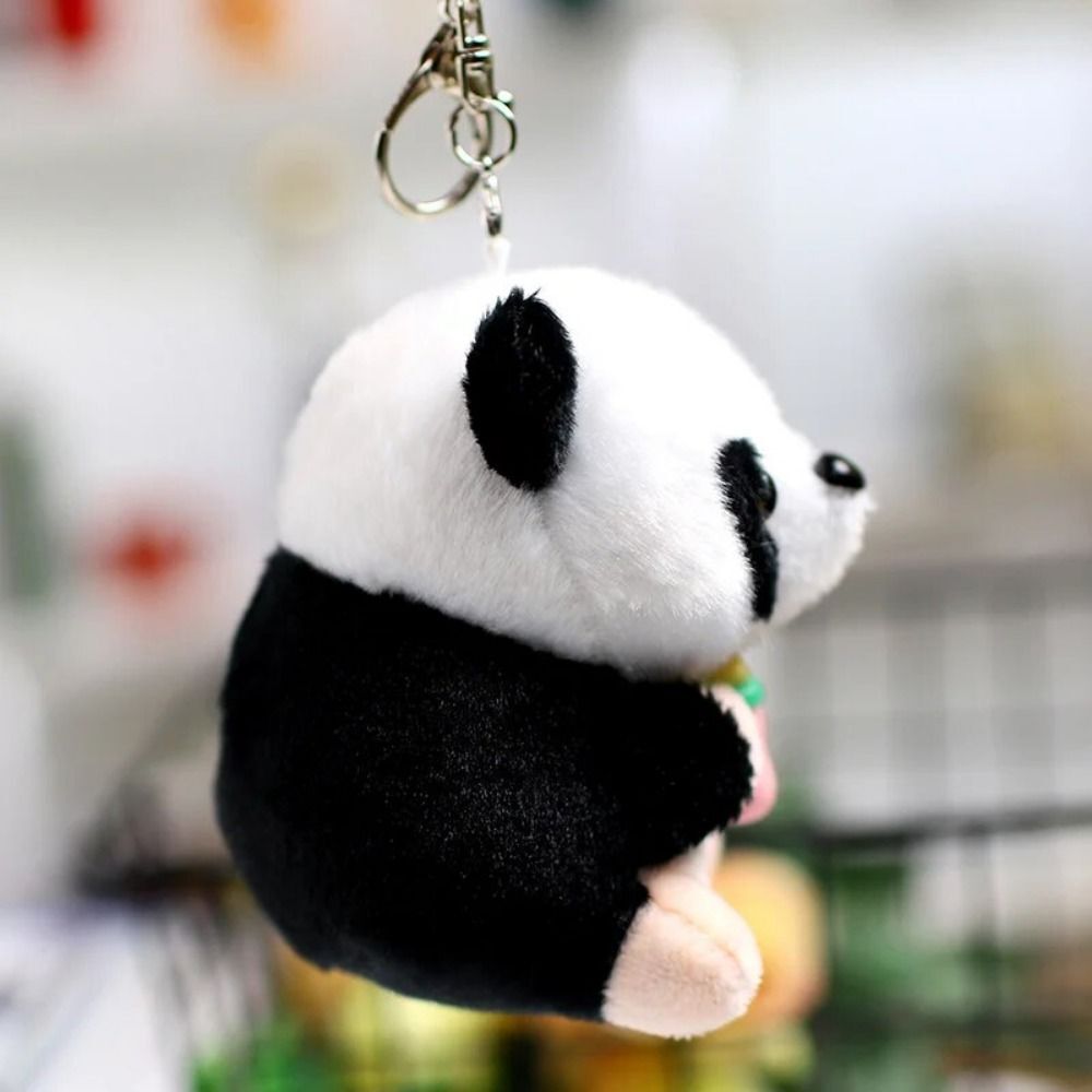 Panda Holding Milk Bottle Panda keyring Female | eBay
