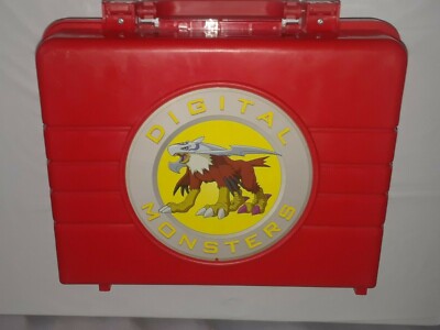 Digimon Red Carrying Case & Board Game for Minis! Rare! | eBay